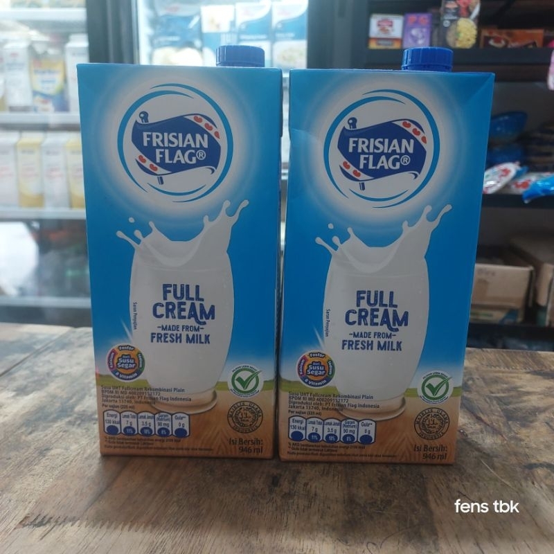 Jual SUSU UHT FULL CREAM FRISIAN FLAG MILK 1 L / SUSU CAIR FRISIAN FLAG | Shopee Indonesia