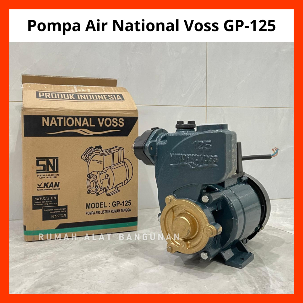 Jual Pompa Air National Voss Trans GP-125 / Pompa Air Nasional Trans GP125 | Shopee Indonesia