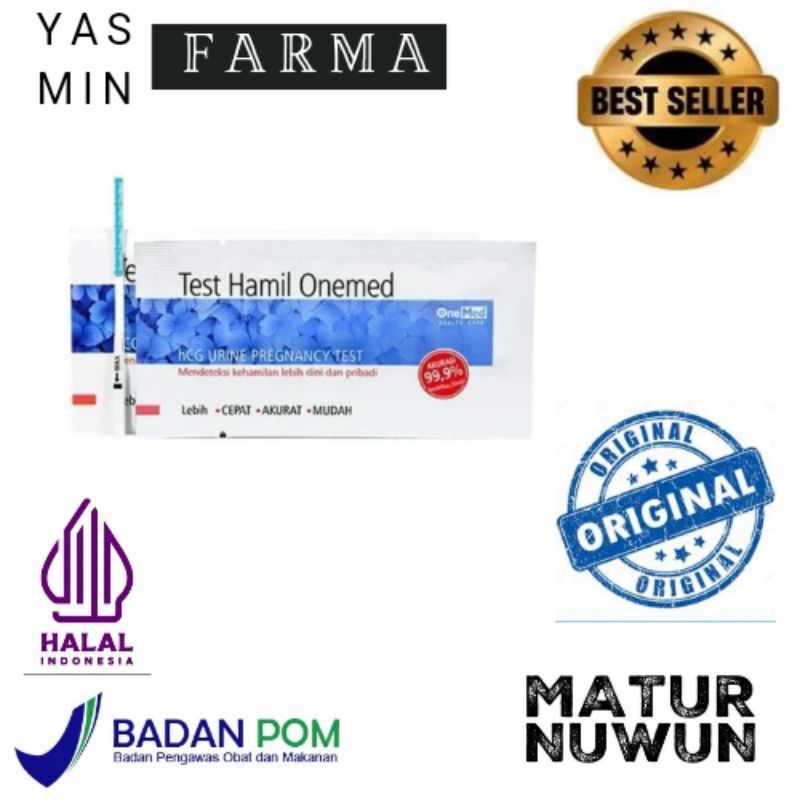 Jual Testpack Onemed / Test Pack Onemed 1 Strip / Alat Test Kehamilan ...