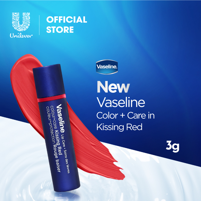 Jual Vaseline Lip Care Colour+Care 3gr - Pelembab Bibir dengan Sentuhan ...