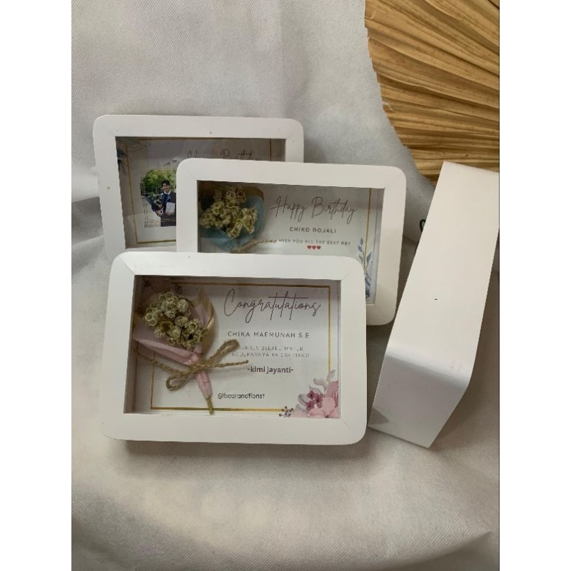 Jual Frame 3D Kado Wisuda Pigura Graduation Ulang Tahun Foto / Mini ...