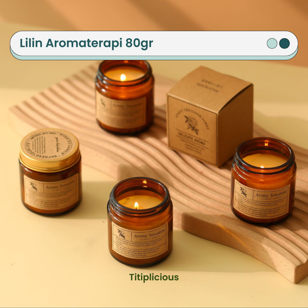 Jual Pengharum Lilin Pewangi Ruangan Kamar Scented Candle Aromaterapi ...