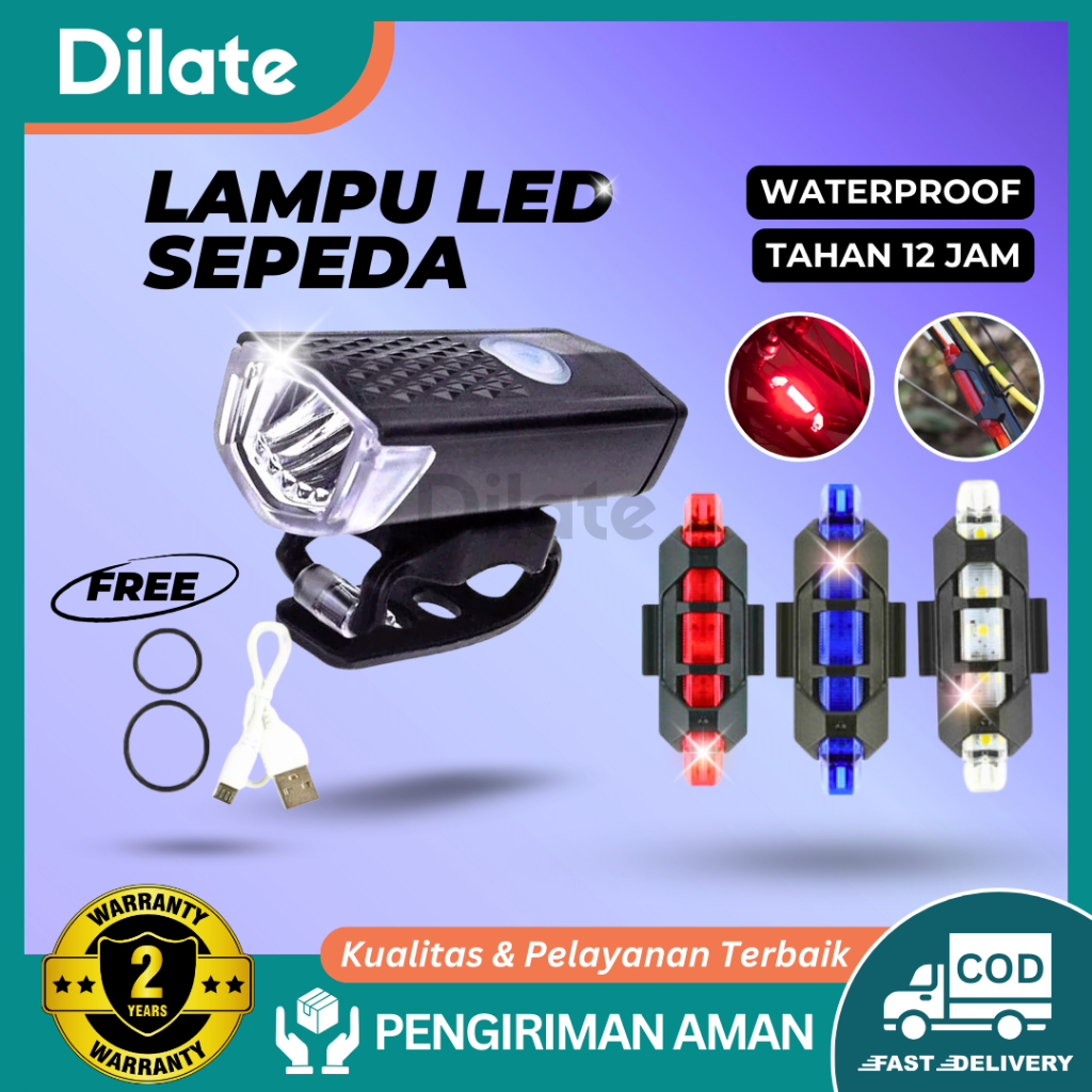 Jual LAMPU SEPEDA LED BISA DI CAS WARNA MERAH BIRU PUTIH | Shopee Indonesia