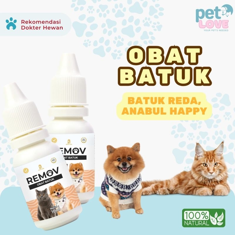 Jual REMOV Obat Batuk Kucing dan Anjing 10 ml | Shopee Indonesia