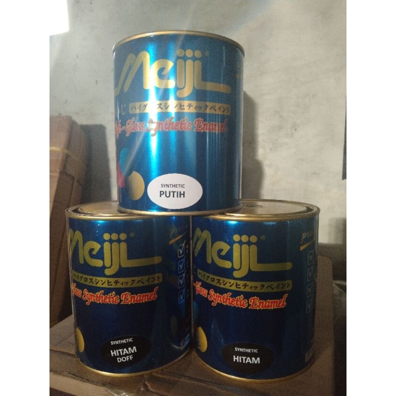 Jual Cat Meiji High Gloss Synthetic Enamel 1kg | Shopee Indonesia