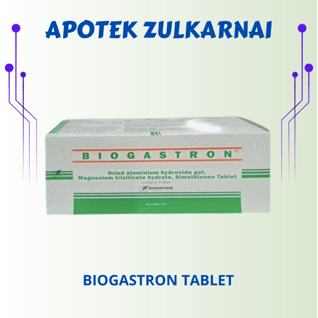 Jual BIOGASTRON TABLET Simethicone saluaran pencernaan | Shopee Indonesia