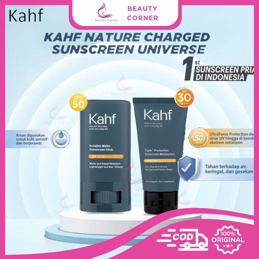 Jual Kahf Triple Protection Sunscreen Moisturizer SPF 30 PA ...