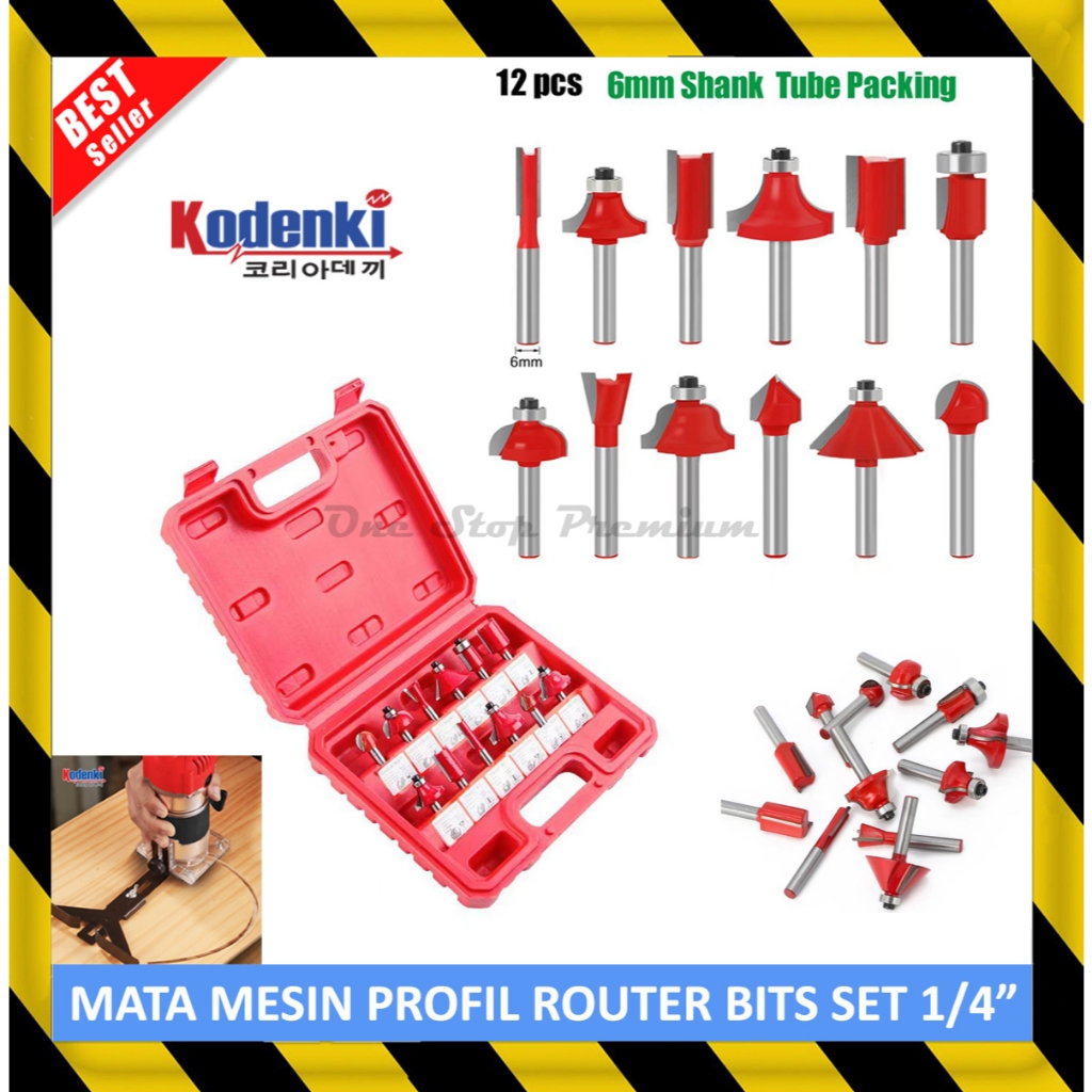 Jual ALAT MATA MESIN PROFIL PROPIL WOOD ROUTER RUTER TRIMMER TRIMER ...