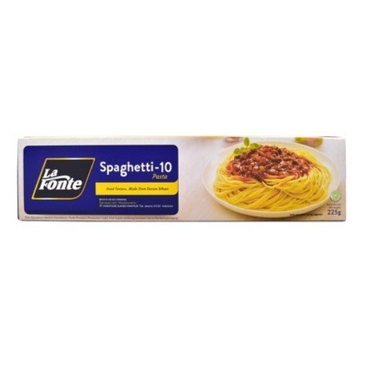 Jual LAFONTE Pasta Spaghetti-10 225gr | Shopee Indonesia