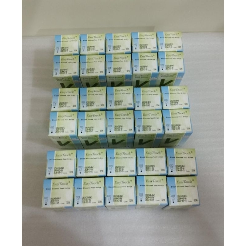 Jual Paket 30Box Easy Touch Blood Glucose 25 strip easy touch Easytouch ...