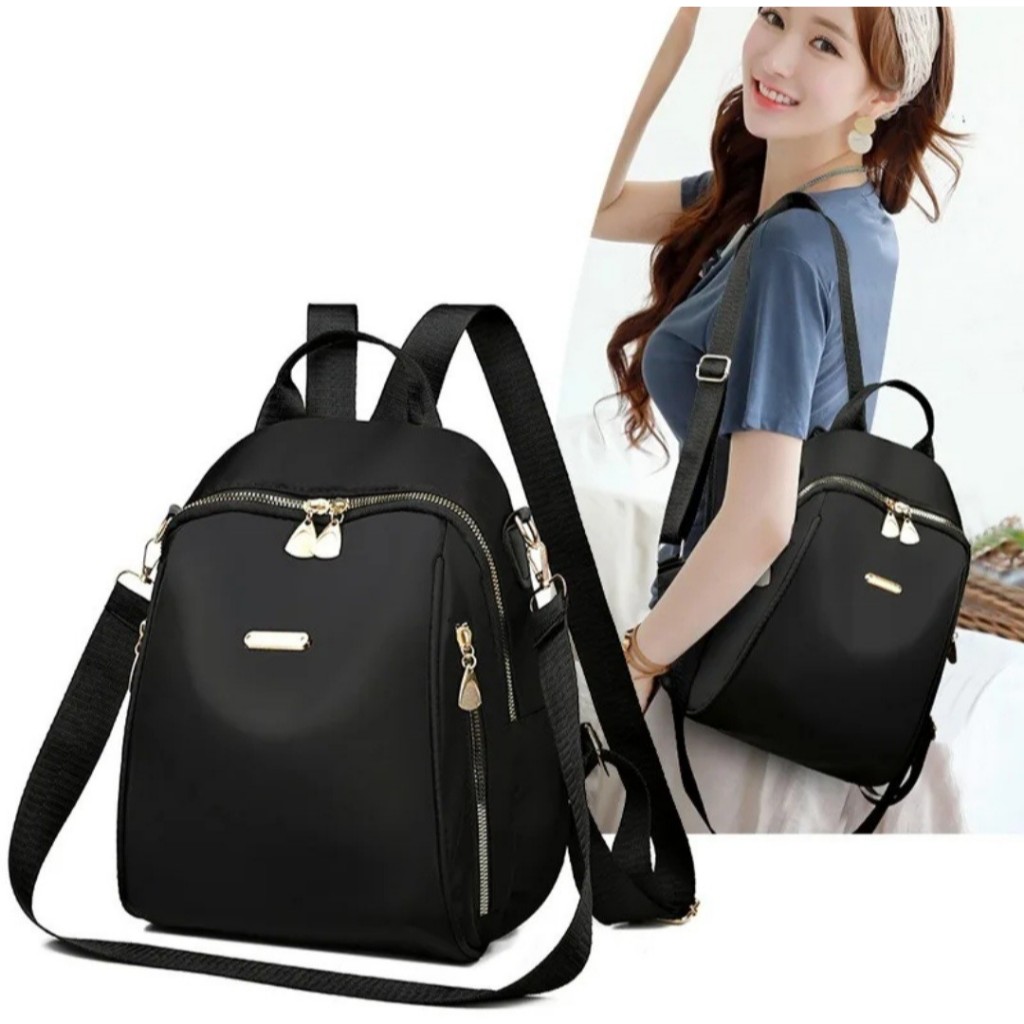 Jual Tas Ransel Wanita Waterproof Bahan Nylon Model Terbaru Tas Ransel ...