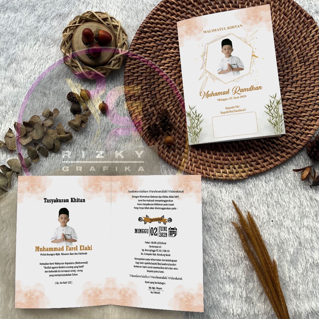 Jual Undangan Khitanan, Sunatan - Undangan Ngunduh Mantu - Undangan ...