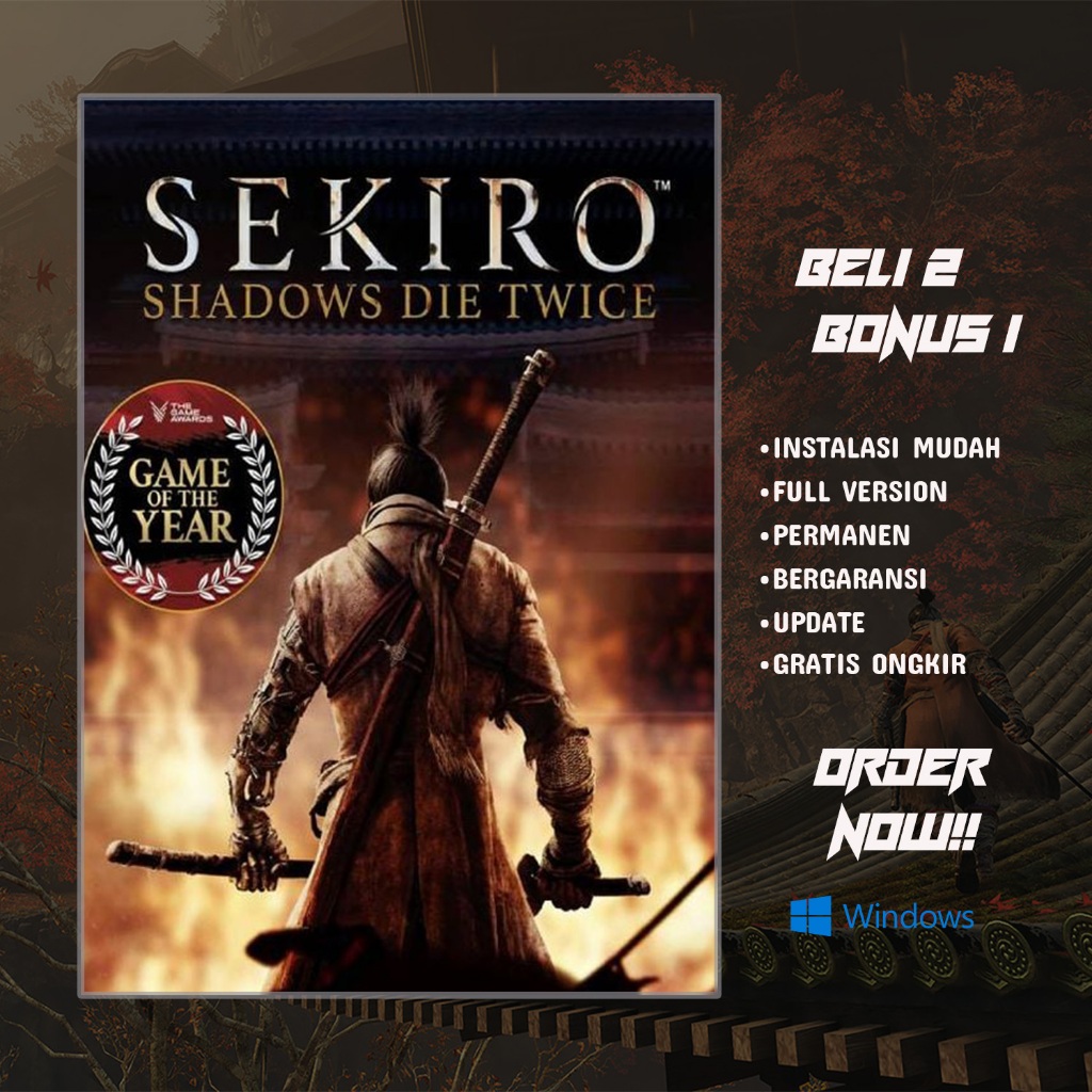Jual Sekiro Shadows Die Twice | GAME PC - LAPTOP | Shopee Indonesia