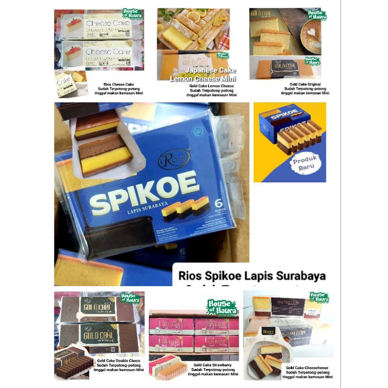 Jual Rious Gold Cake / Rios Spikoe / Rios Cheese cake / Gold cake ...