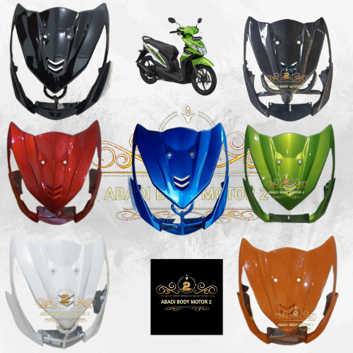 Jual Cover Panel DepanTameng Lampu Depan Beat k25 fi esp thn 2013 ...