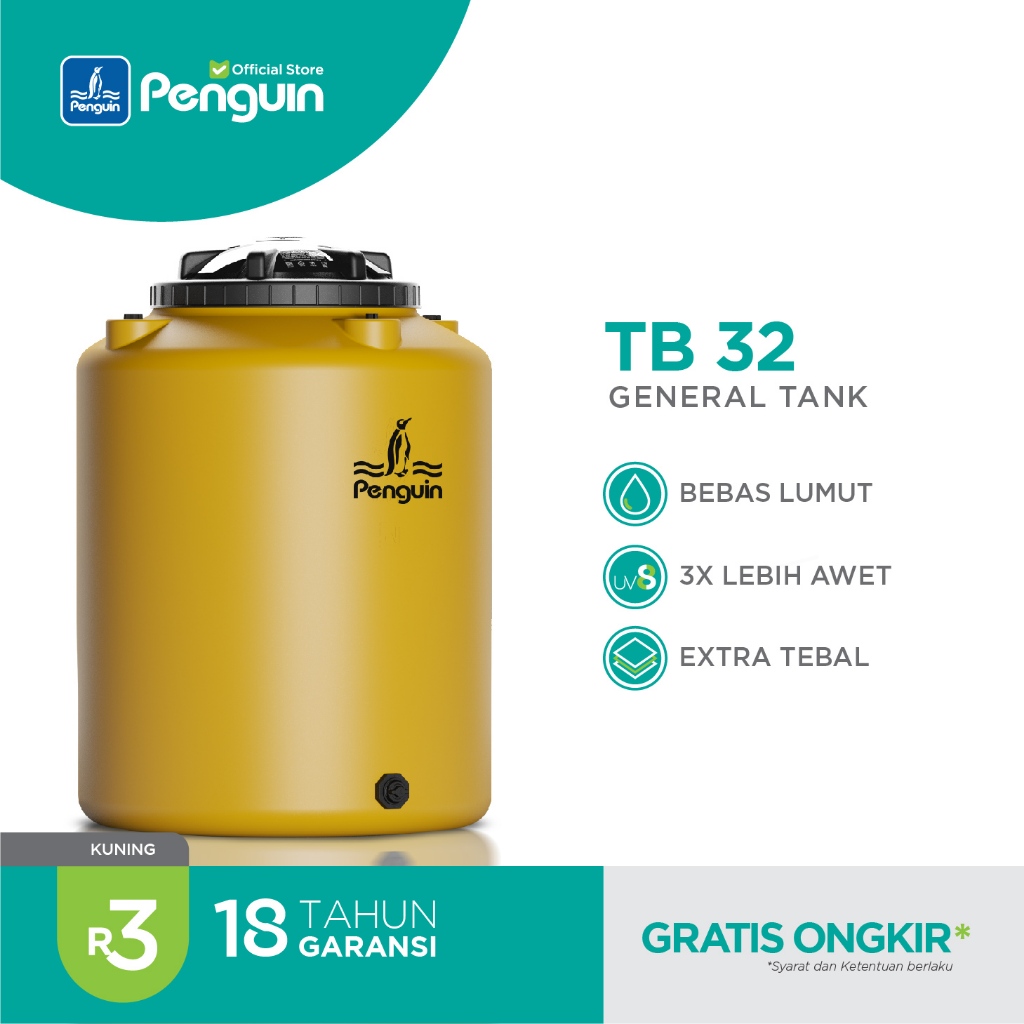 Jual Penguin TB-32 300 Liter Toren Tandon Tangki Air General Tank | Shopee Indonesia