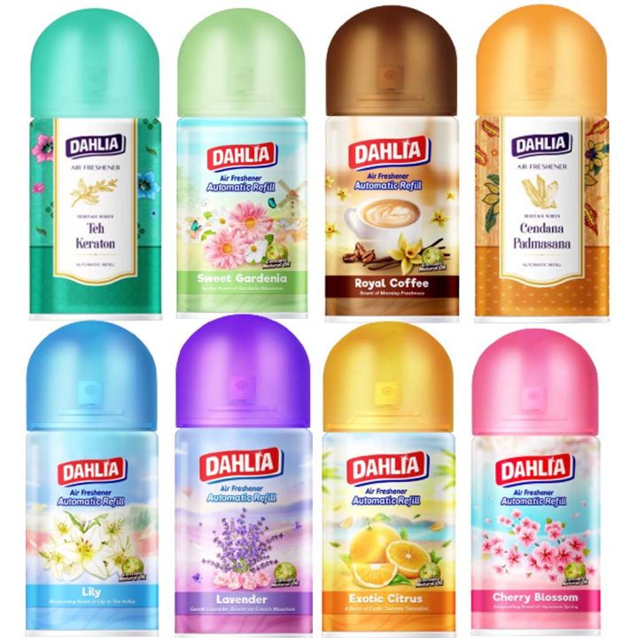 Jual DAHLIA Matic Air Freshener Automatic Refill Spray Semprot 225ml ...