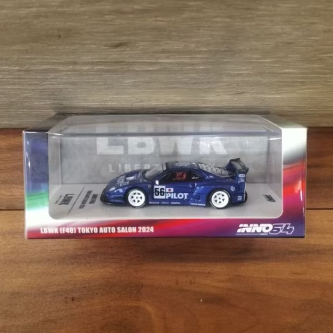 Jual INNO 64 LBWK F40 TOKYO AUTO SALON 2024 BLUE PILOT #56 INNO64 ...