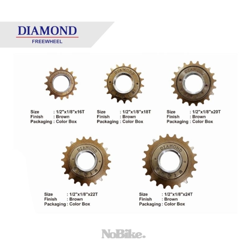 Jual Freewheel Gir Sepeda 16/18/20/22/24t Diamond 1 Asli | Shopee Indonesia