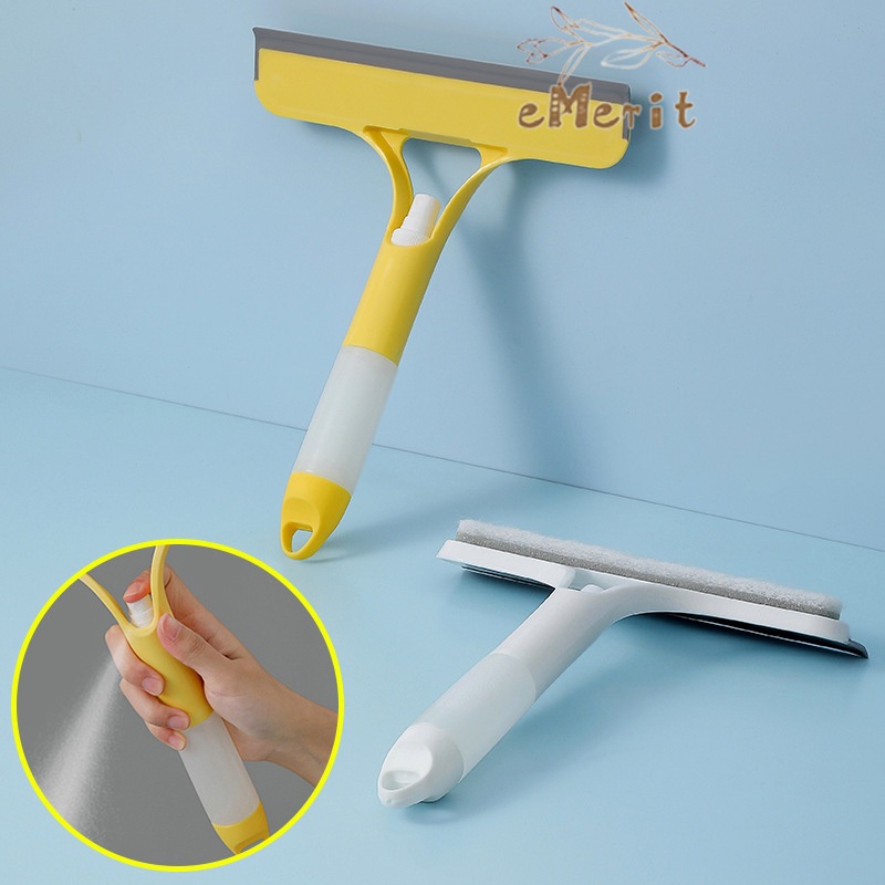 Jual Sikat Pembersih Kaca Multifungsi 3in1 Pembersih Kaca Jendela mobil Botol Spray Wiper ...