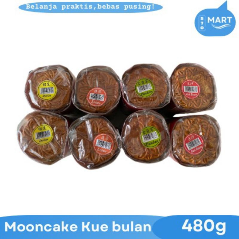 Jual Mooncake Kue Bulan Festival varian rasa 480g | Shopee Indonesia