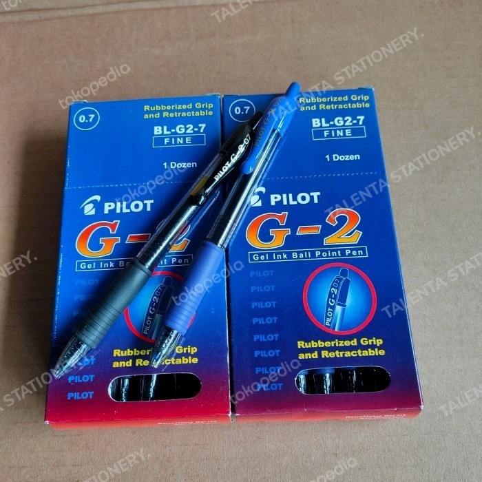 Jual pulpen pilot G-2 gel ink ball point pen 0,7mm(BL-G2-7) | Shopee Indonesia