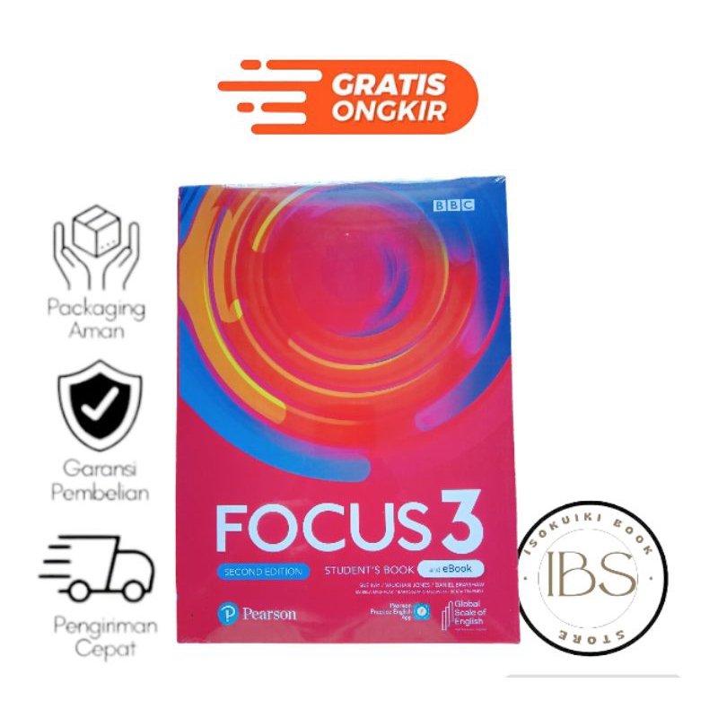 Jual Buku Focus 3 Second Edition Student Book-Pearson Full Colour Plus ...