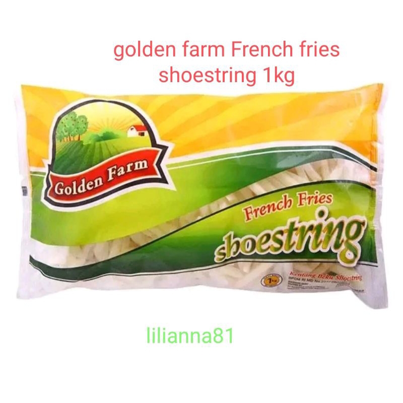 Jual GOLDEN FARM FRENCH FRIES SHOESTRING 1kg | Shopee Indonesia