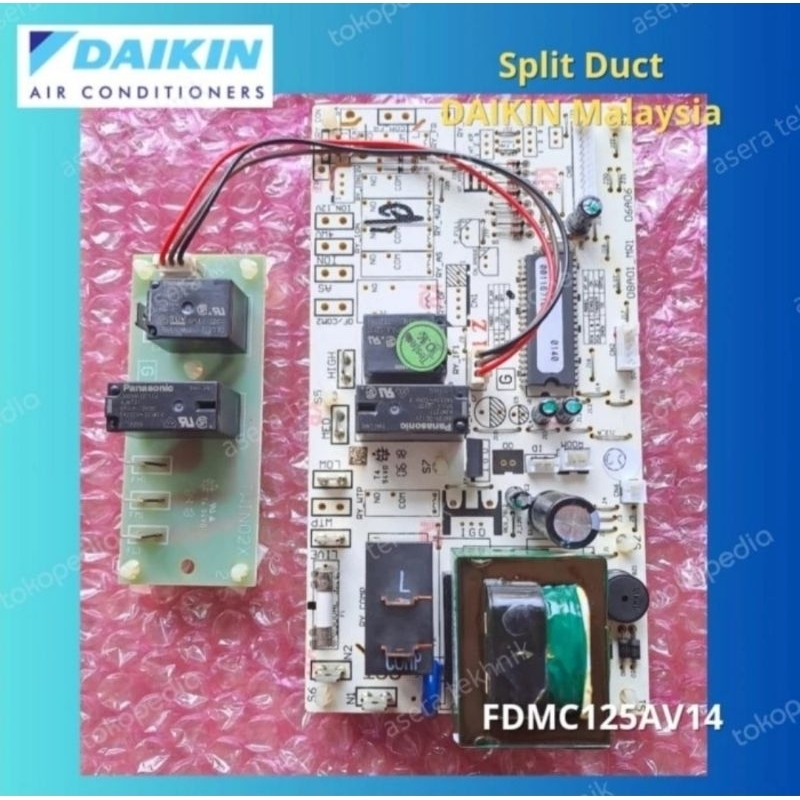 Jual Pcb Modul AC split duct Daikin Malaysia 5pk FDMC125AV14 original ...