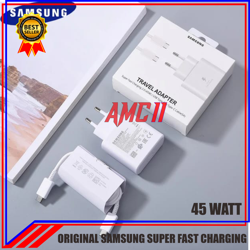 Jual Charger Samsung Galaxy A05 A05s A15 5G ORIGINAL 100% Super Fast Charging 45 Watt | Shopee ...