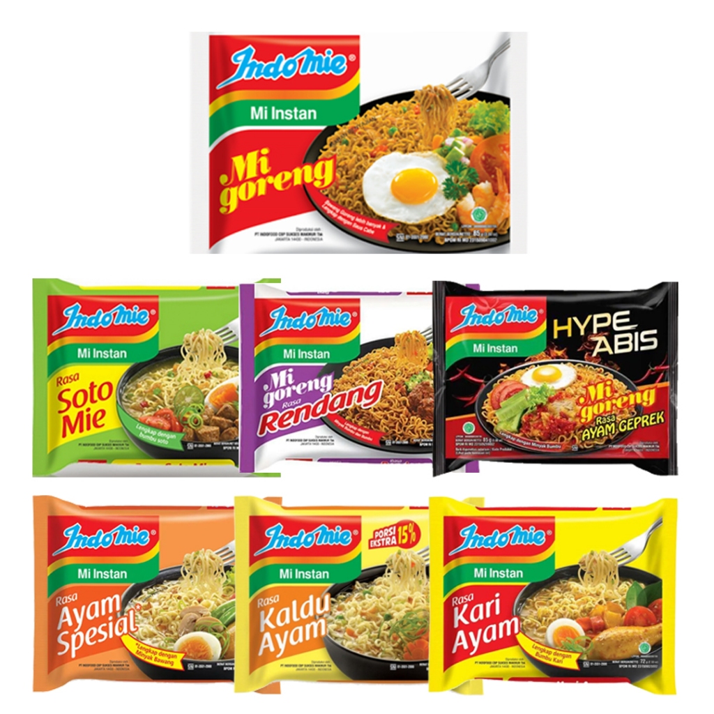 Jual Indomie/Indomie Goreng/Indomie kuah/Indomie Semua Varian | Shopee ...