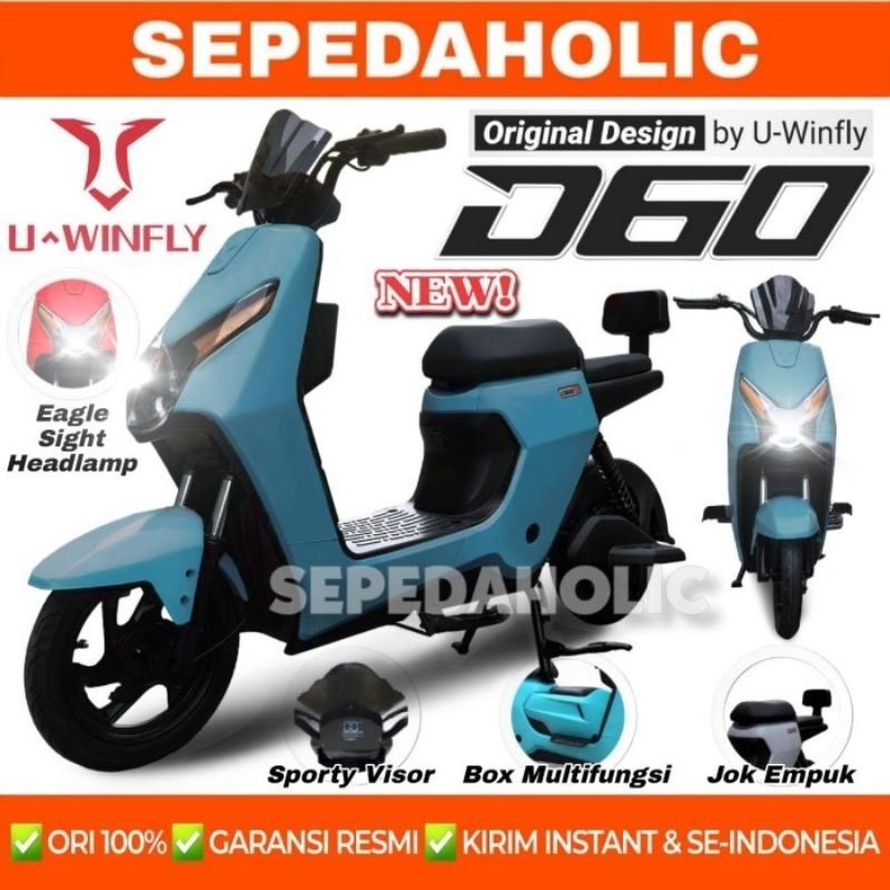 Jual Sepeda Listrik UWINFLY D60 | Shopee Indonesia