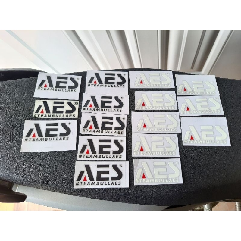 Jual Sticker AES #TEAMBULLAES Original AES, Sticker KABON original dan ...