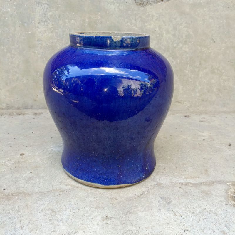 Jual vas guci biru antik jadul | Shopee Indonesia