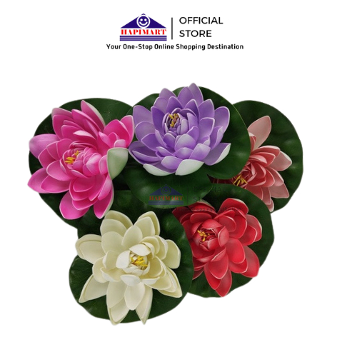 Jual Bunga Teratai Artificial Bunga Lotus Latex Bunga Imitasi Bunga ...