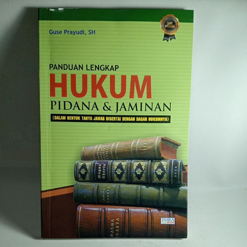 Jual Buku Panduan Lengkap Hukum Pidana & Jaminan (Dalam Bentuk Tanya ...
