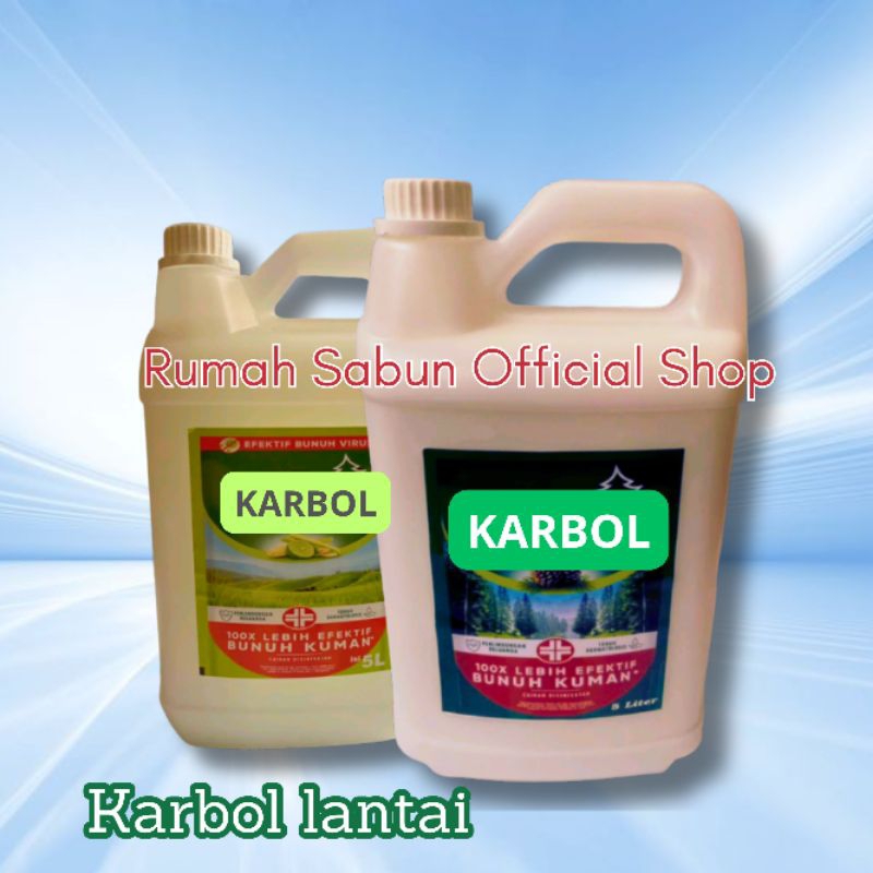 Jual karbol lantai 5 liter. 2 varian | Shopee Indonesia