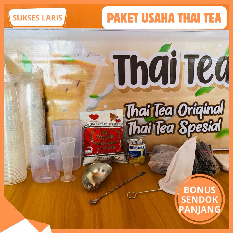 Jual PAKET USAHA THAI TEA TEH KEKINIAN CHATRAMUE | PAKET USAHA ES TEH ...