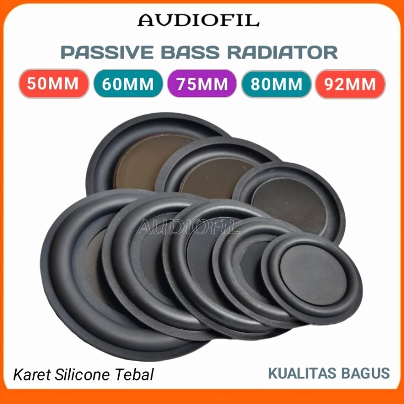 Jual Passive Bass Radiator 50mm 60mm 75mm 80mm 92mm Pasif Bass Membran ...
