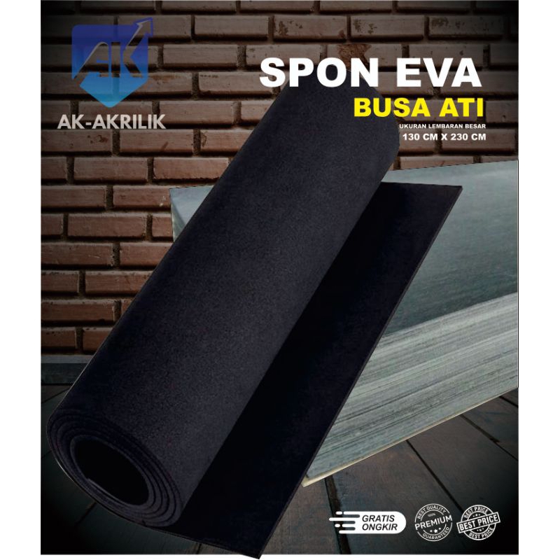 Jual Spon Eva/Spon Lembaran Polos tebal 6 mm/Matras Busa Ati Ukuran 130 ...