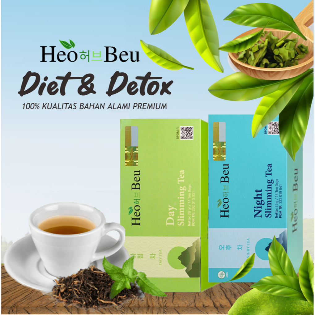 Jual Teh Heo Beu Teh Diet Detox - Slimming Tea Pelangsing Penurun Berat Badan | Shopee Indonesia