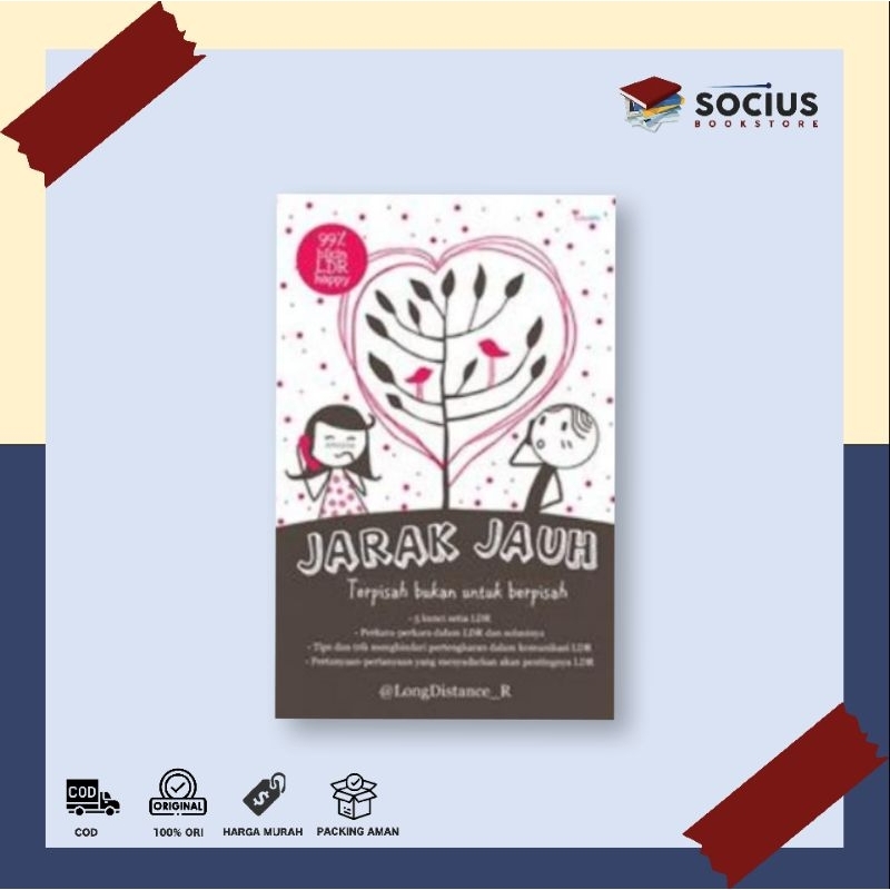 Jual BUKU PENGEMBANGAN DIRI [ ORIGINAL ] JARAK JAUH TERPISAH BUKAN UNTUK BERPISAH | Shopee Indonesia