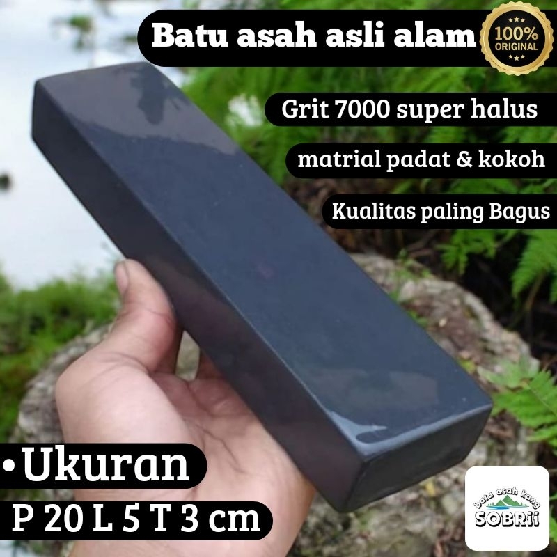 Jual Batu Asahan Pengasah Asah Pisau Stainless Asli Golok Super Tajam ...