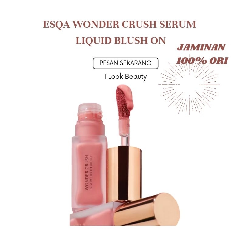 Jual ESQA Wonder Crush Serum Liquid Blush On | Shopee Indonesia