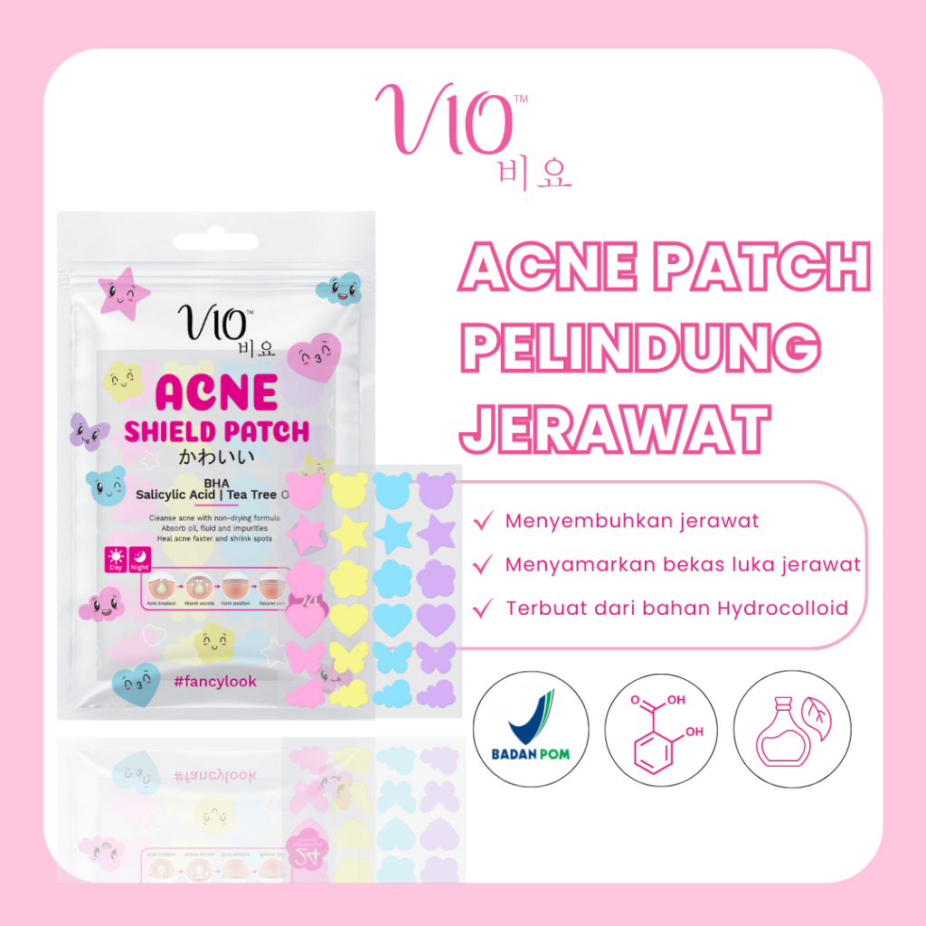 Jual 【Best Seller】Vio Acne Shield Patch - 24 Patches, Fancy Look ...