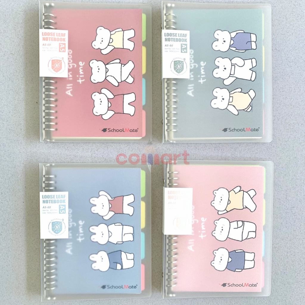 Jual Map Binder Notebook Antibacterial SM7104 - A5 B5 - Binder Note ...