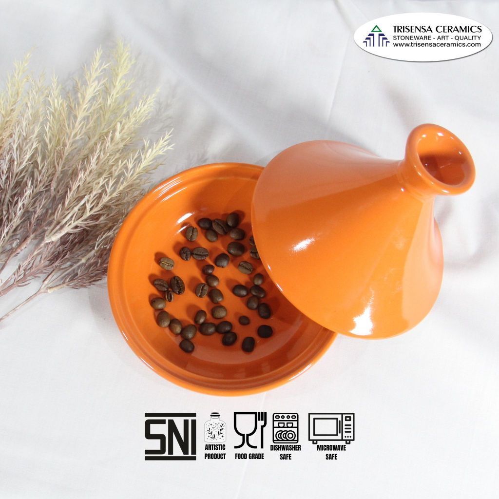 Jual TRISENSA CERAMICS - PIRING DAN TUTUP KERUCUT | Shopee Indonesia