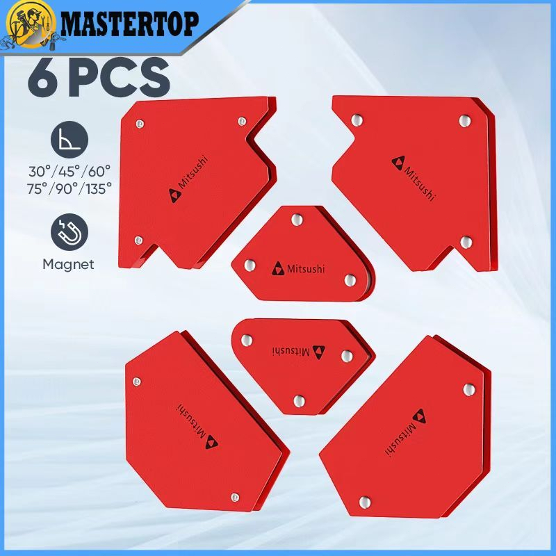 Jual 6pcs siku magnet mini set untuk las / Arrow Magnetic Welding ...
