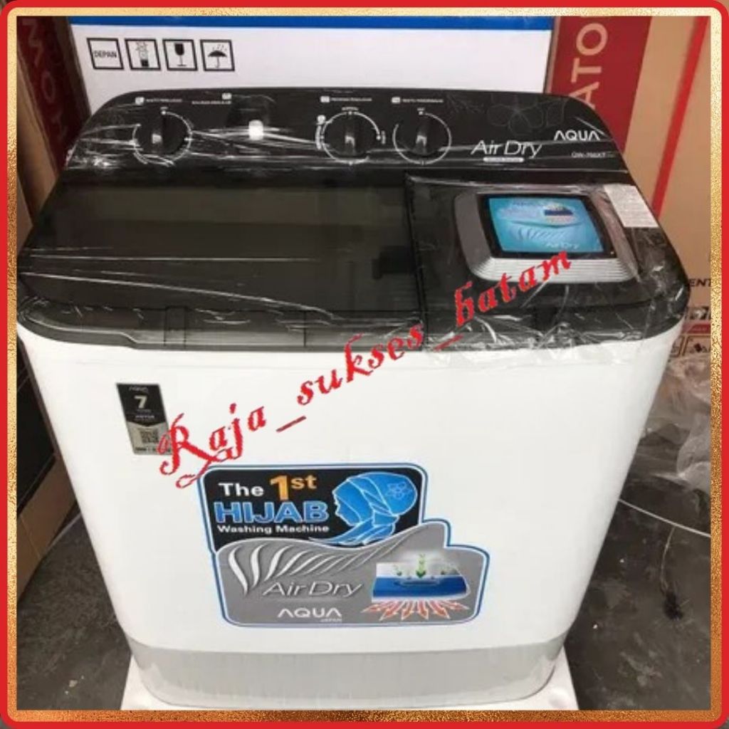 Jual MESIN CUCI 2 TABUNG AQUA QW760XT / QW 760XT 7KG BATAM | Shopee Indonesia