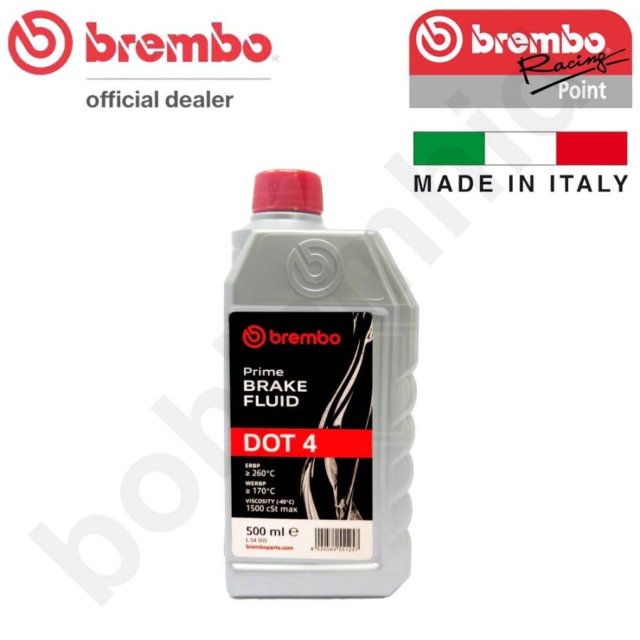 Jual Brake Fluid BREMBO Minyak Rem Prime DOT 4 Made in Italy 500ml ...